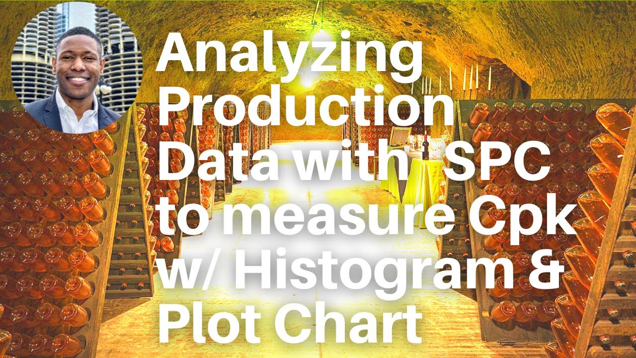 6 Sigma SPC Data Manipulation: Cpk, Histogram, Plot Chart Creation ...