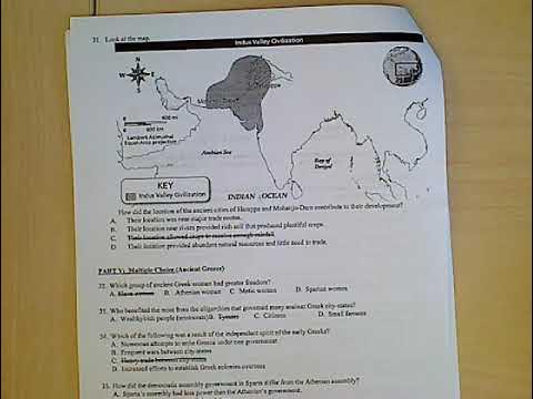 7th Grade Social Studies Final Exam accommodated - YouTube