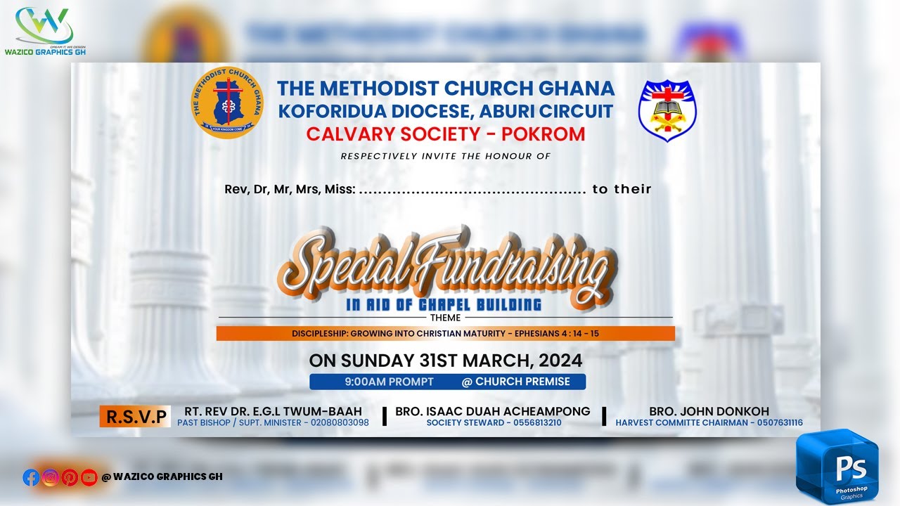 HOW TO DESIGN AN ENVELOPE | SPECIAL FUNDRAISING - YouTube