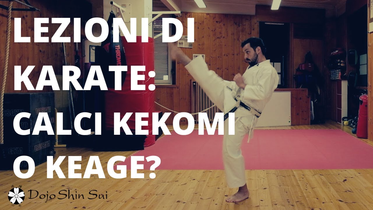 Lezioni di Karate: la differenza tra kekomi e keage - YouTube