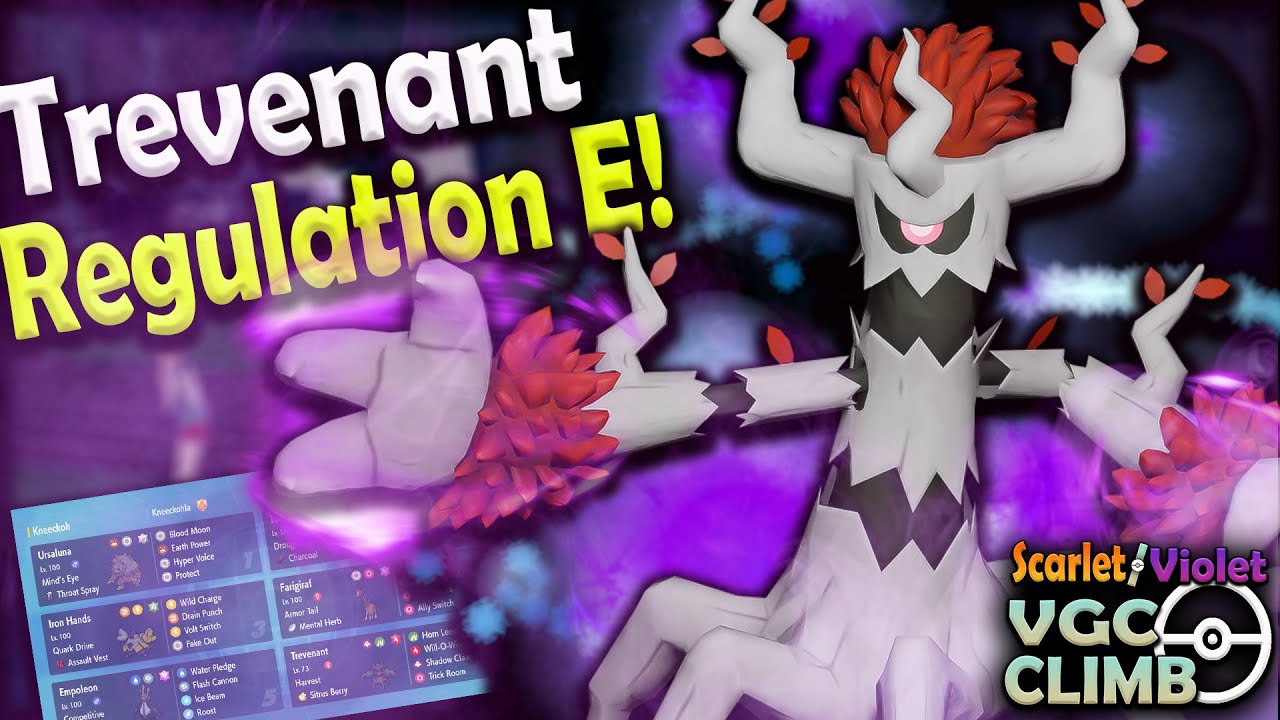 TREVENANT is a HAUNTING Trick Room Setter in Regulation E! | Pokemon ...