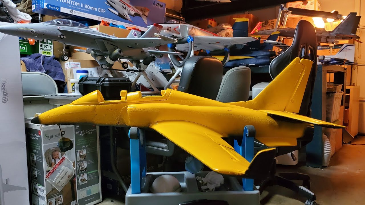 E-flite Viper Jet With New Paint Scheme. Test Of Color Scheme Flight 03 ...