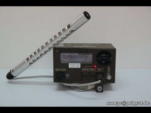 SV-500 with SBM-19 Beta Gamma probe - YouTube