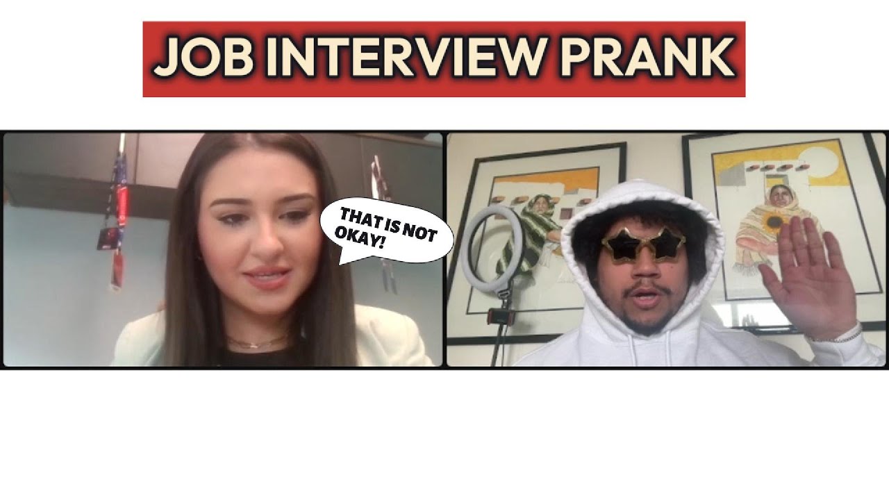 Trolling A Real Job Interview - YouTube
