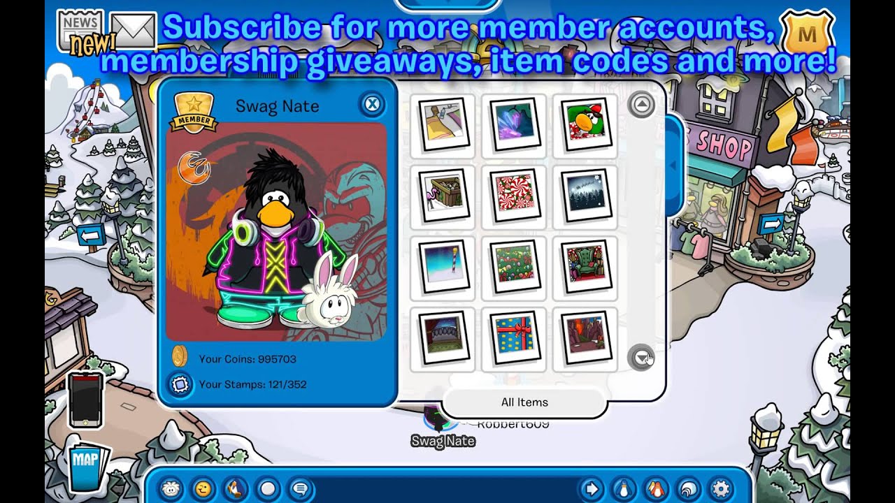 Club Penguin Member Account February 2015 NEW n3XXLPGIqWQ - YouTube