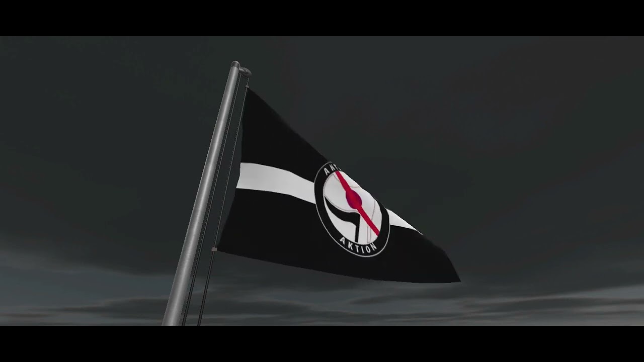 Anti Anime Flag waving - YouTube