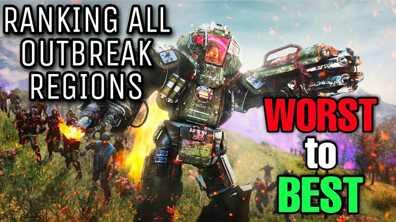 RANKING ALL OUTBREAK REGIONS in BLACK OPS COLD WAR ZOMBIES FROM WORST ...