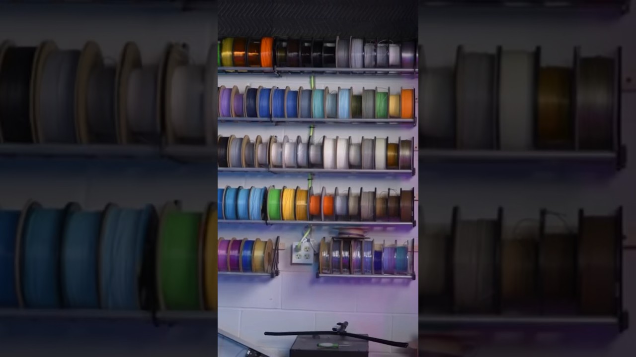 RepRack Filament Storage makes life EASIER! #3dprinting #maker ...