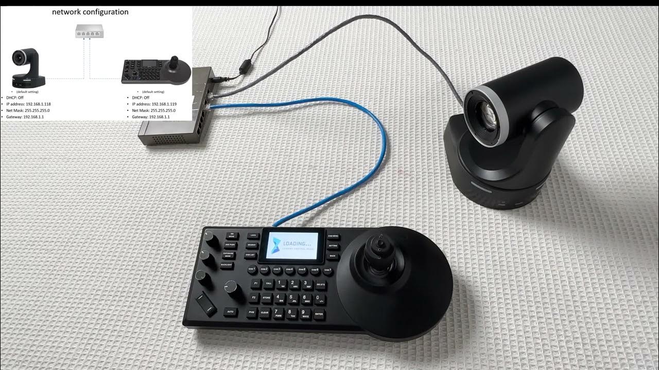 How to control NDI camera through KC20N NDI controller - YouTube