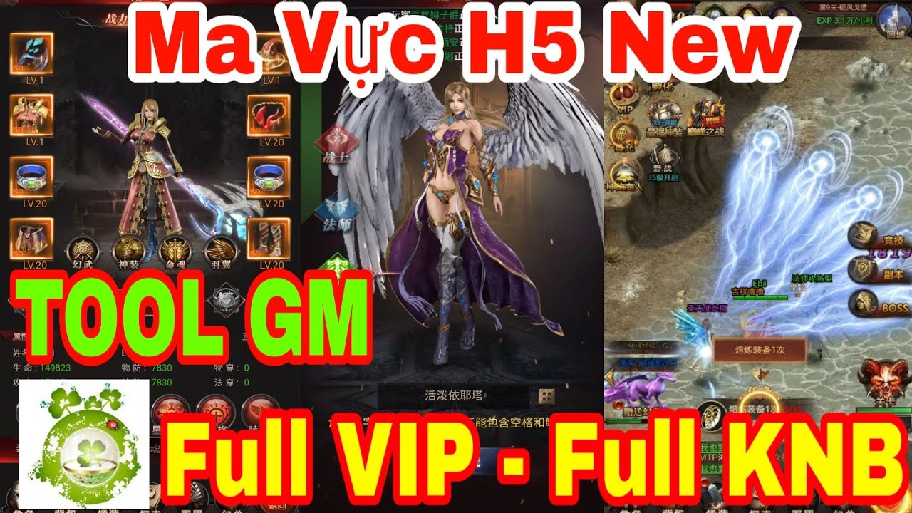 Game Private Ma Vực H5 | Android - IOS - PC | TOOL GM Add Full VIP ...