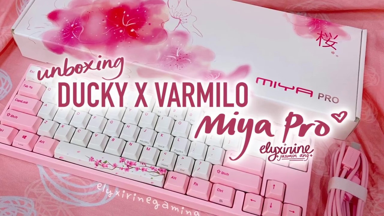 Ducky x Varmilo Sakura Miya Pro Keyboard [Unboxing] - YouTube