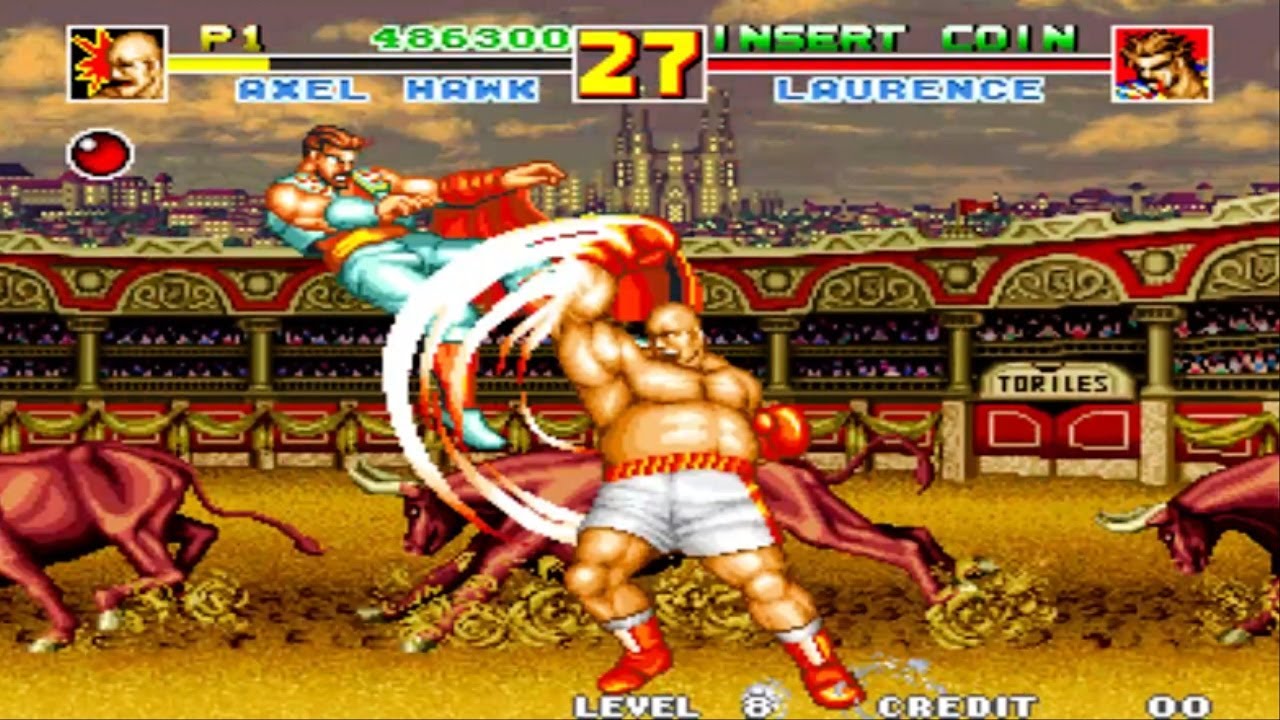 [마메] 아랑전설 스페셜 액셀 호크 (료까지) [MAME] Fatal Fury Special Axel Hawk (1Coin ...