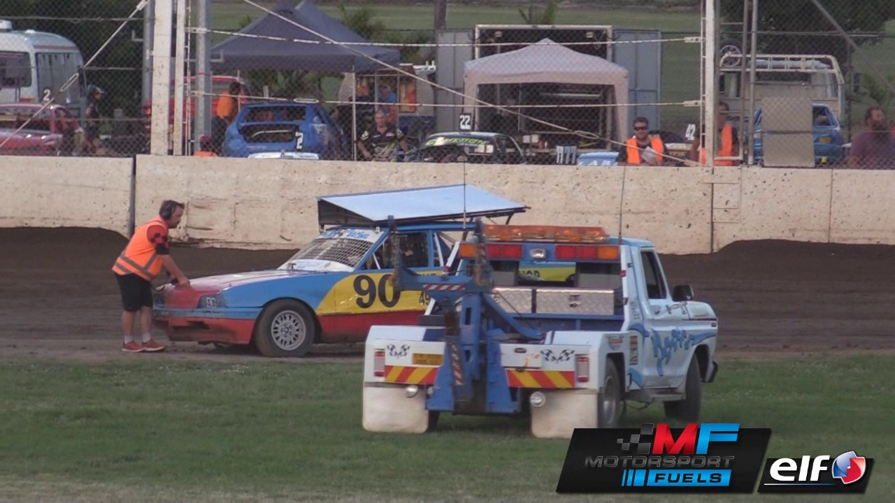 Super Stockers - Heat 2 - Rockhampton Speedway - 18.02.2017 - YouTube