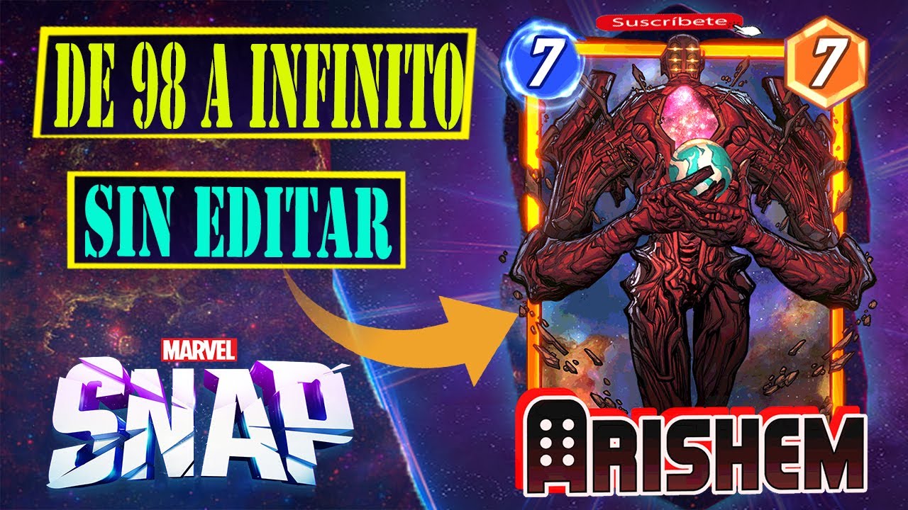 De 98 a infinito sin editar en marvel snap - YouTube