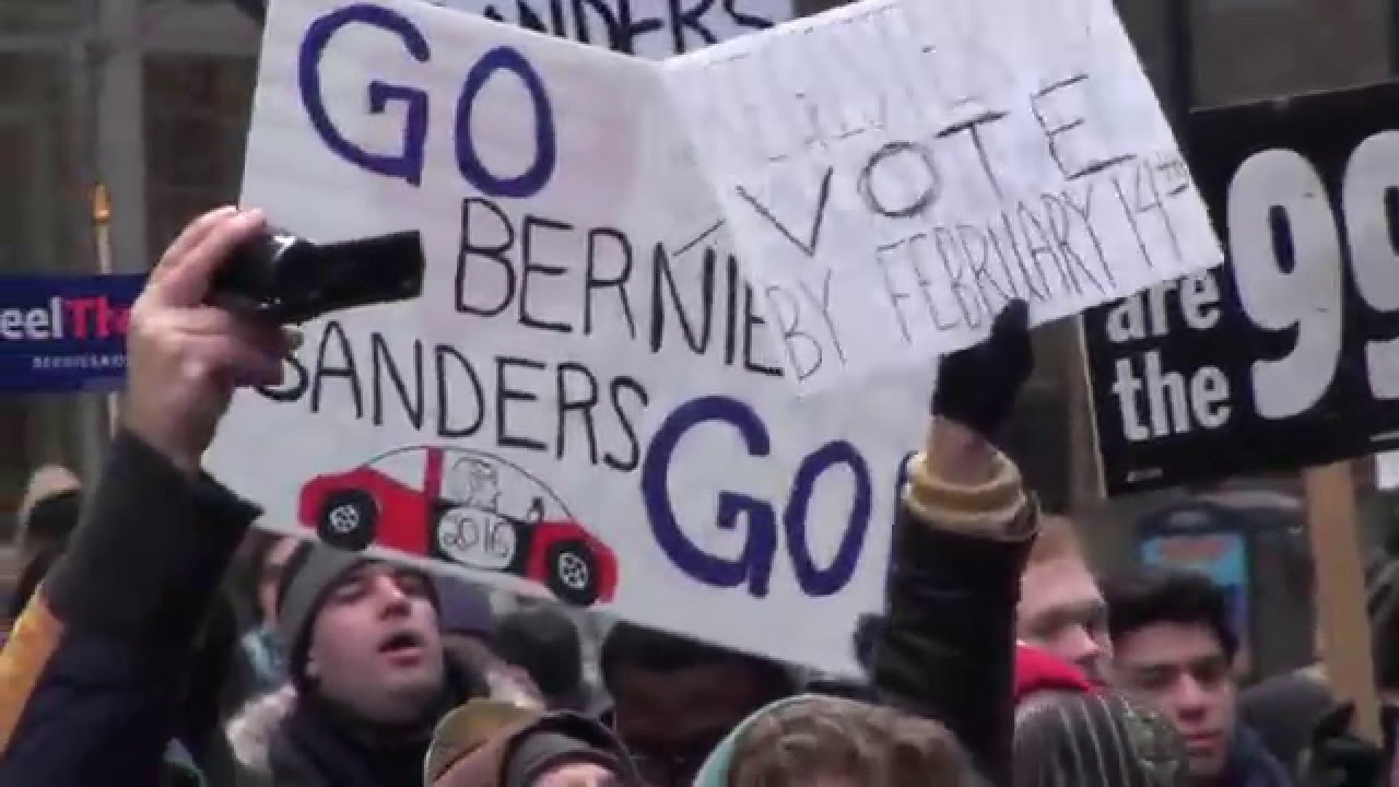 Bernie Sanders March and Rally in Chicago - YouTube