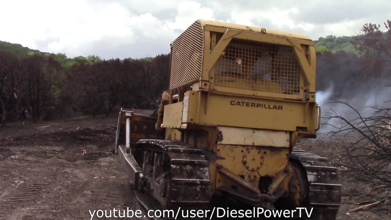 BULLDOZER TENDING FIRE!!! - YouTube