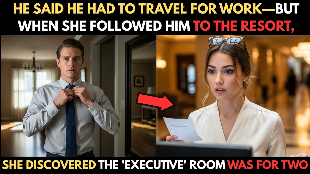 ️ HE SAID IT WAS A BUSINESS TRIP — BUT WHEN SHE ARRIVED AT THE RESORT ...