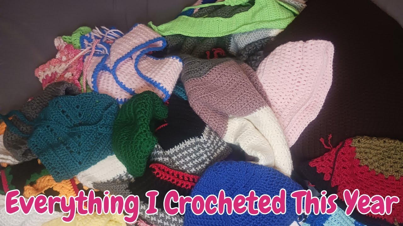 2023 Crochet Items: Everything I Crocheted This Year (sweaters ...
