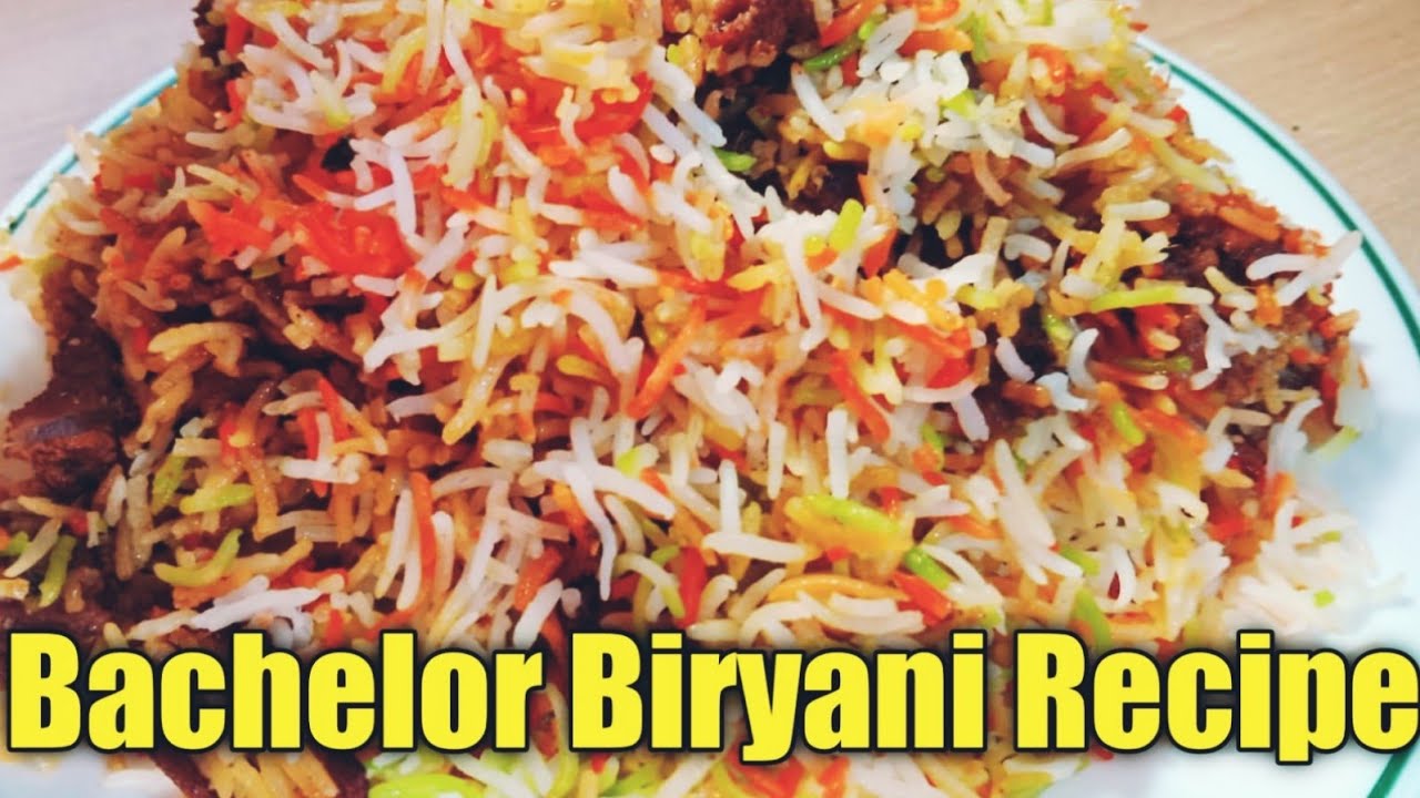 Bachelor Biryani Recipe | Super Easy &Delicious@Alishba Kitchen Vlog ...