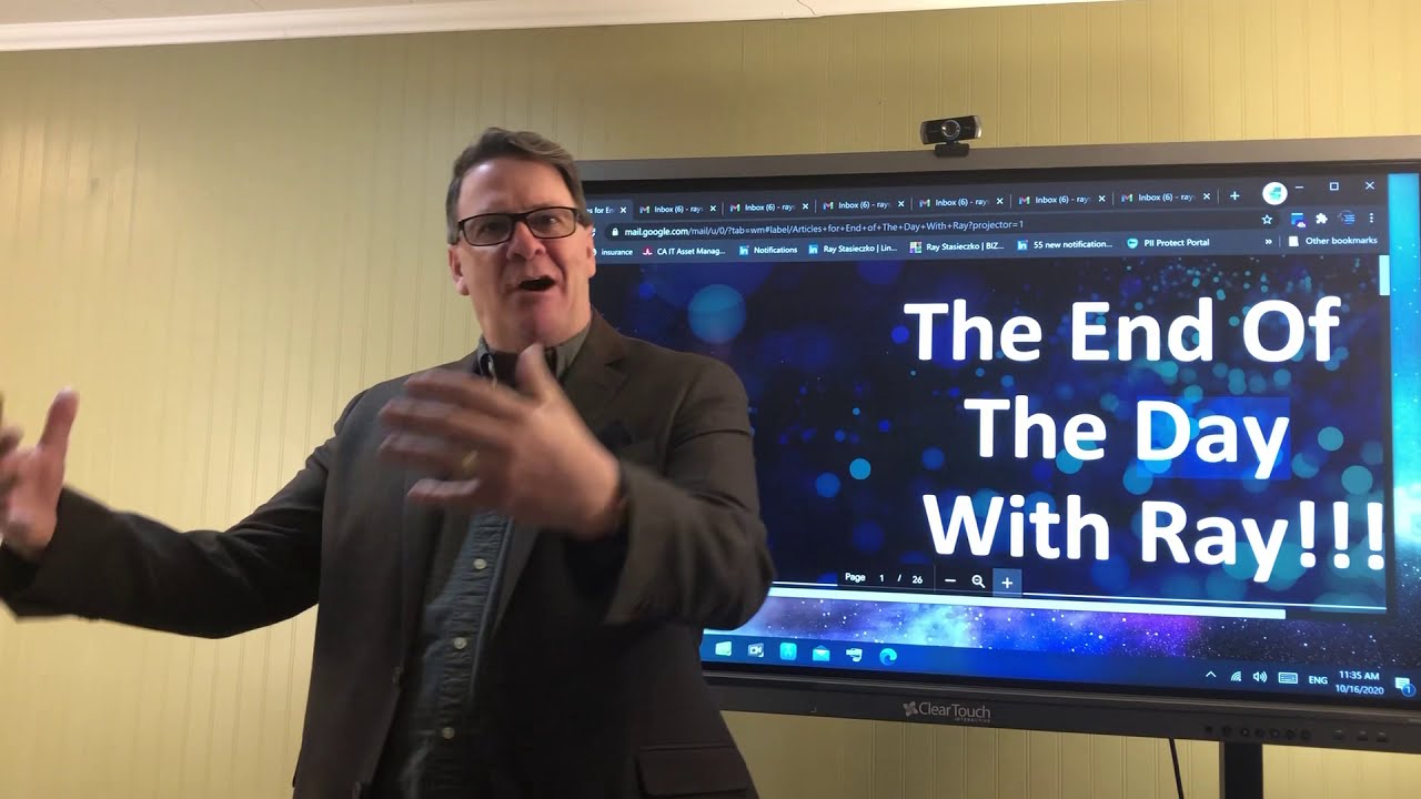 The End Of The Day With Ray! Friday Fun, A home builder entrepreneur ...