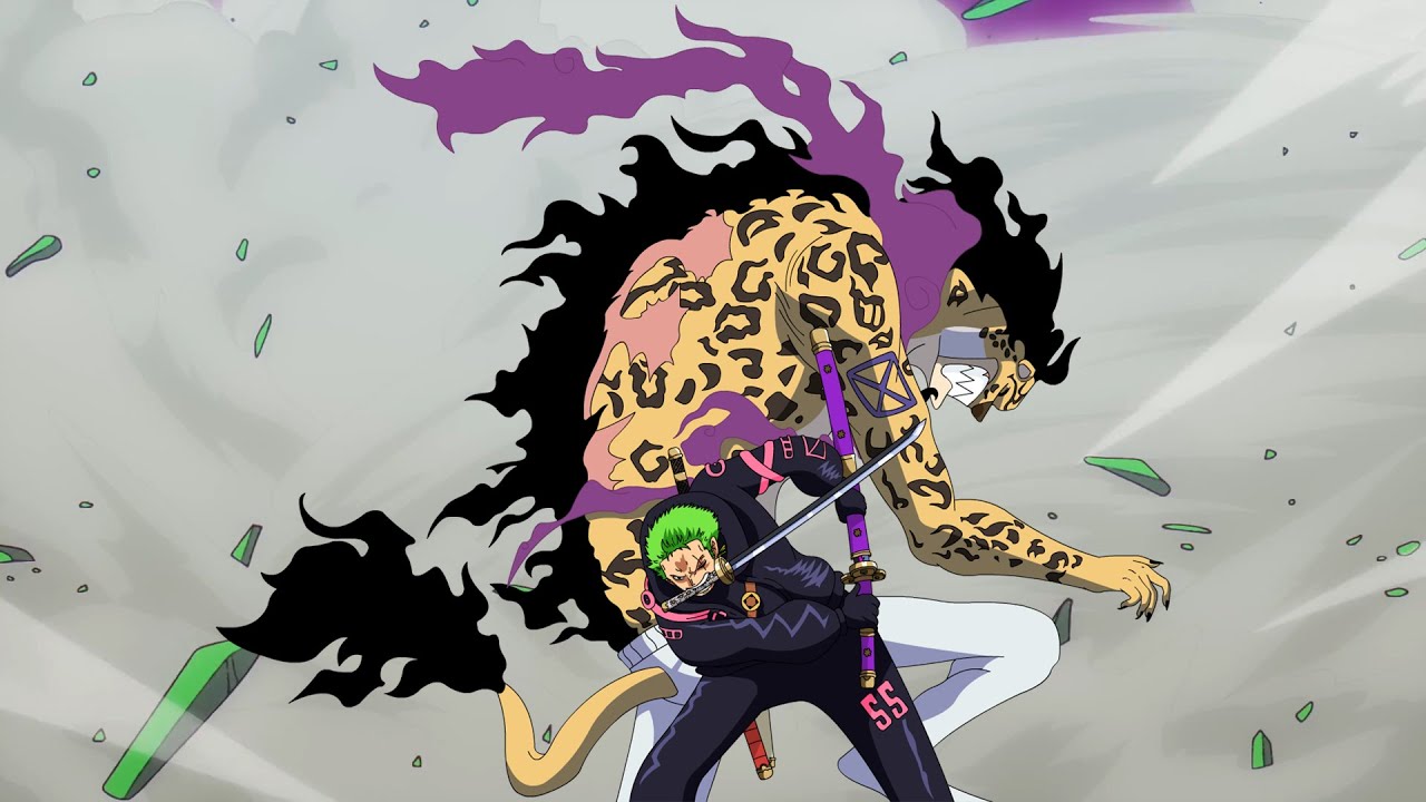Zoro acaba com Rob Lucci com um ataque usando haki do rei em One Piece ...
