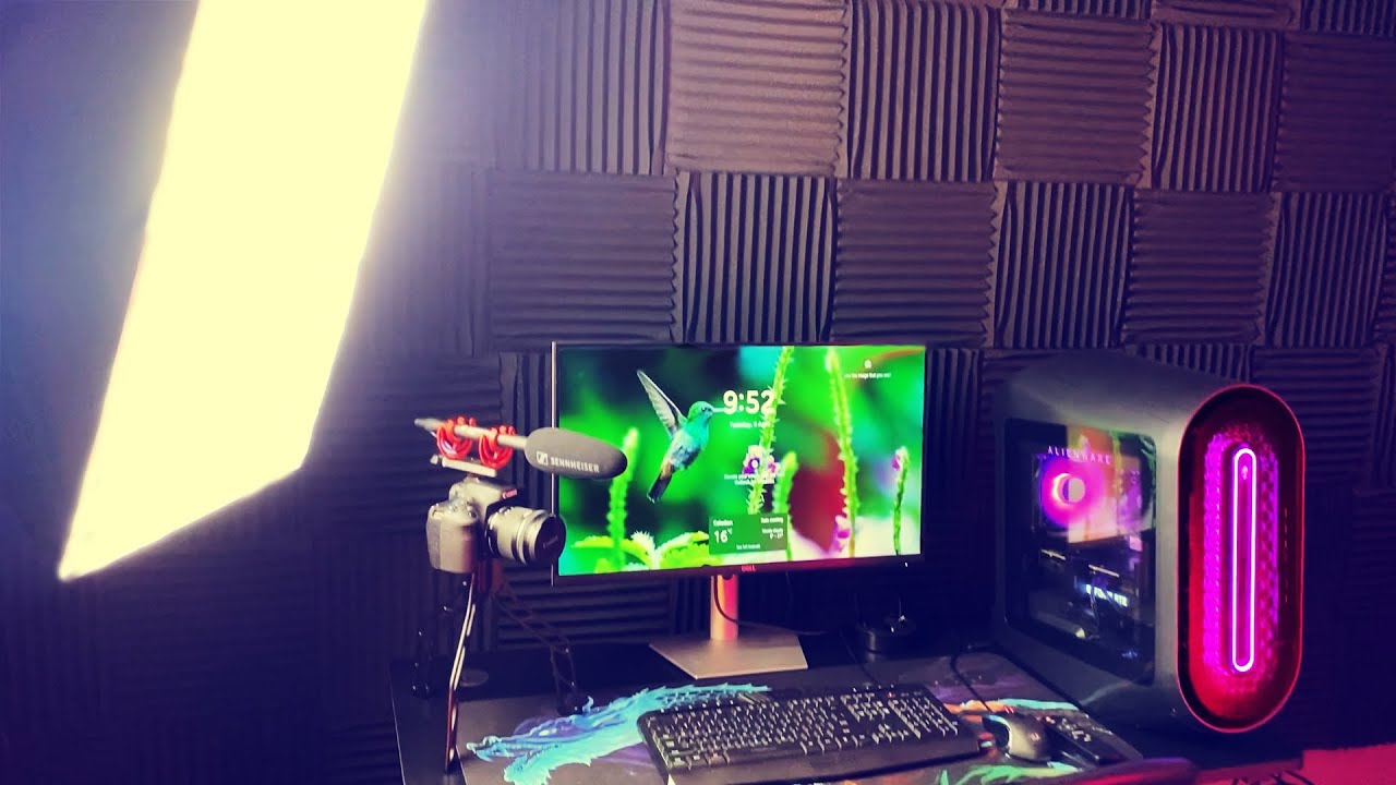 Turning a small room in your house into a Youtube Studio - YouTube