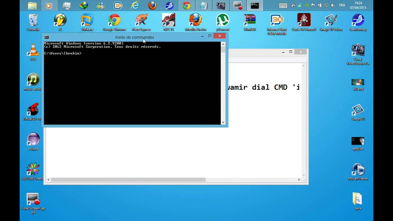 Invite de commandes - YouTube