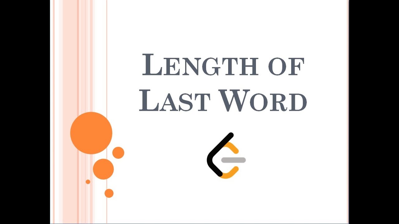 Length Of Last Word LeetCode YouTube length-of-last-word-leetcode-youtube