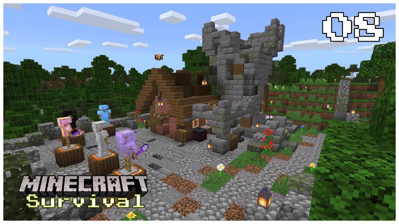 BLACKSMITH, APOCALYPSE & CURED ZOMBIES!! Minecraft 1.16 Survival Let's ...