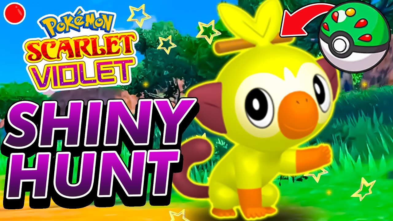 LIVE! GROOKEY SHINY HUNTING in Pokemon Scarlet and Violet (235 EGGS ...