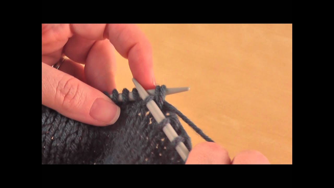 How To: Knit 2 Together (k2tog) - YouTube