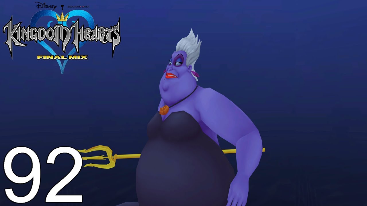 KH FM [Proud Mode] LV 100 Perfect Walkthrough Part 92 Ursula I & Ursula ...