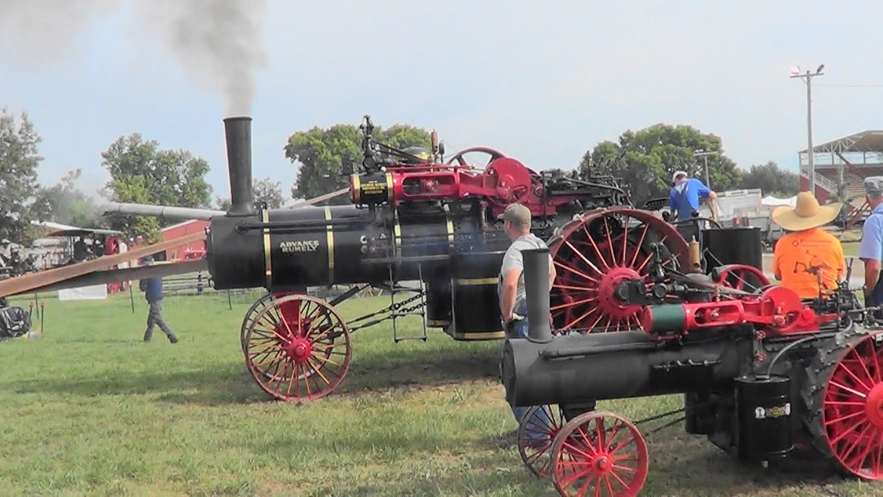 Advance Rumley Steam Traction Engine - YouTube