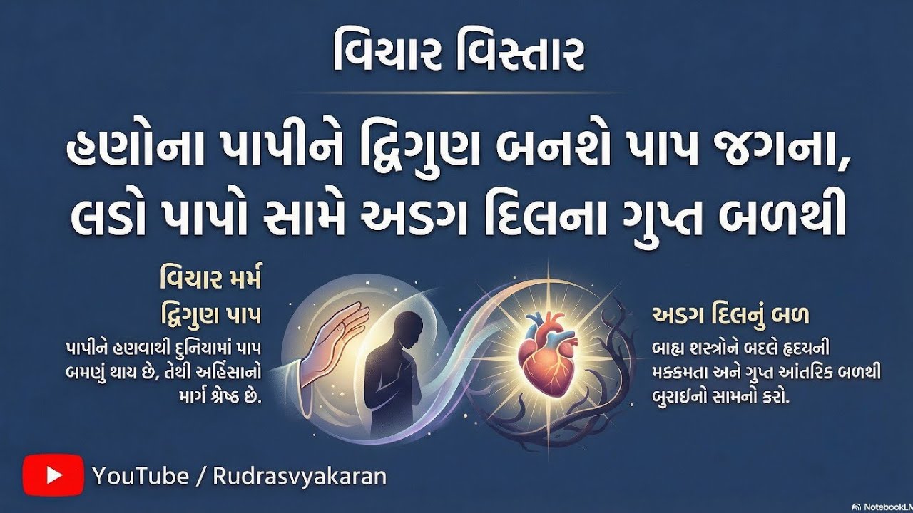 vichar vistar | arth vistar | હણો ના પાપીને અર્થ વિસ્તાર | hano na papi ...