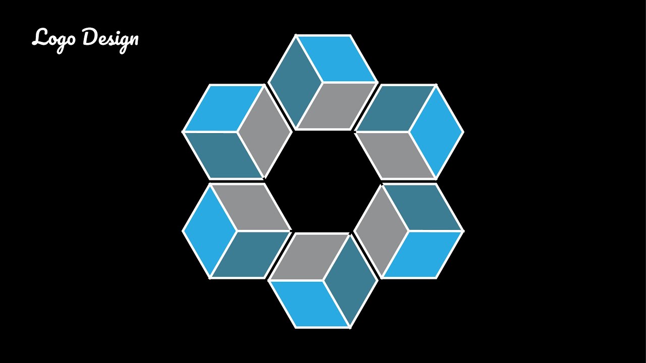 Logo design. How to design a logo using polygons. Transparence Solution ...