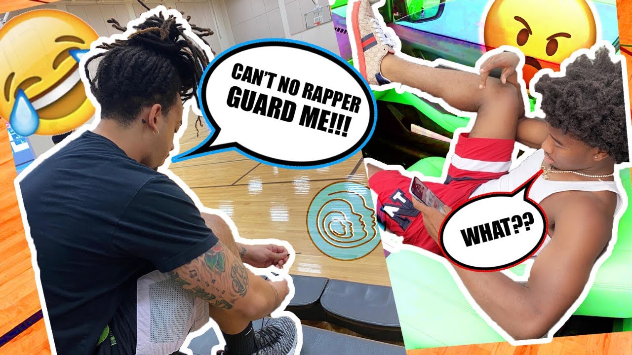 1v1 Basketabll With Rapper Li Dex Ends BADLY - YouTube