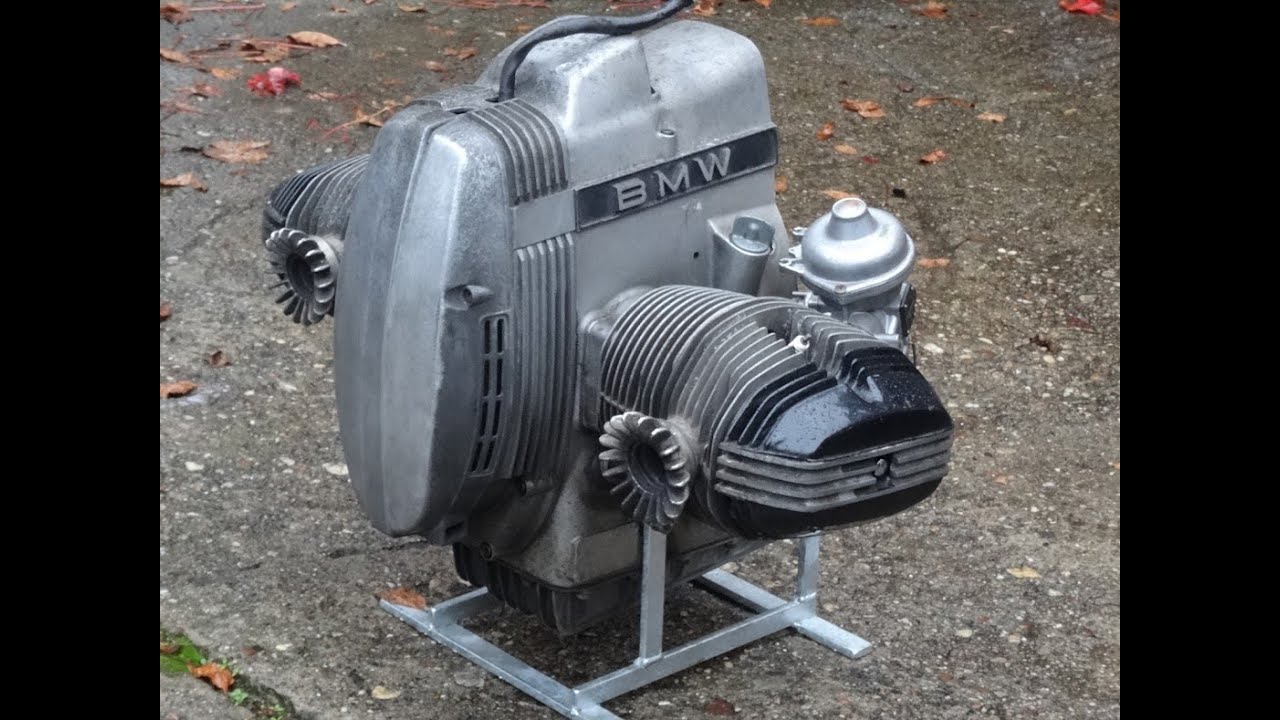 BMW R100RS Engine Cold Start - YouTube