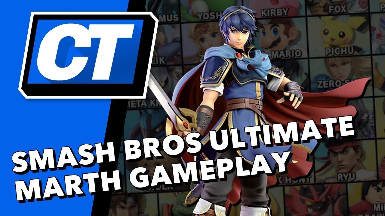 Marth Gameplay in Super Smash Bros. Ultimate - YouTube