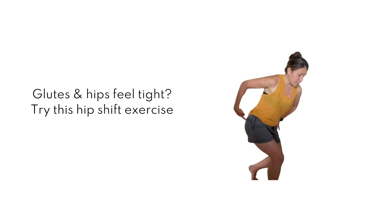 Glutes & hips feel tight? Try this hip shift exercise - YouTube
