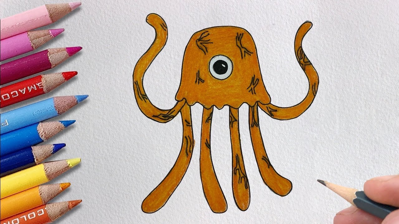 How to draw stinger flynn from Garten of Banban - YouTube