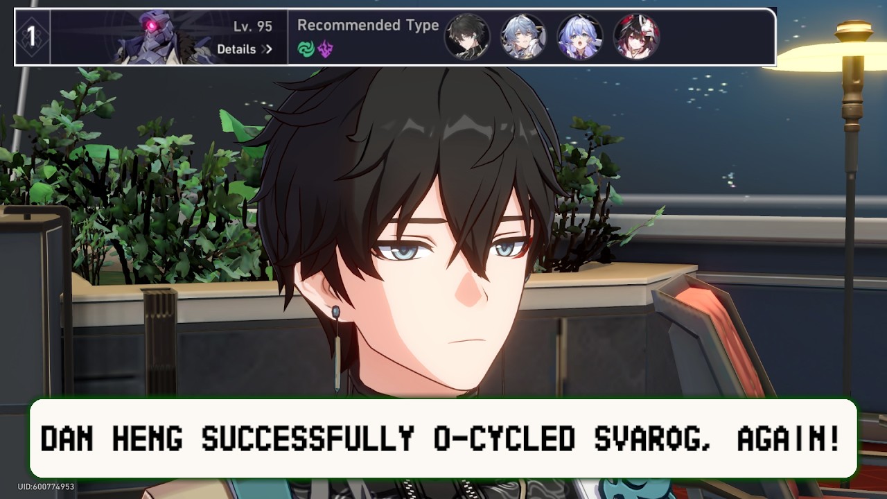 Dan Heng's Spear Vigorously Penetrates Svarog for a 0-Cycle | TW: E2S1 ...