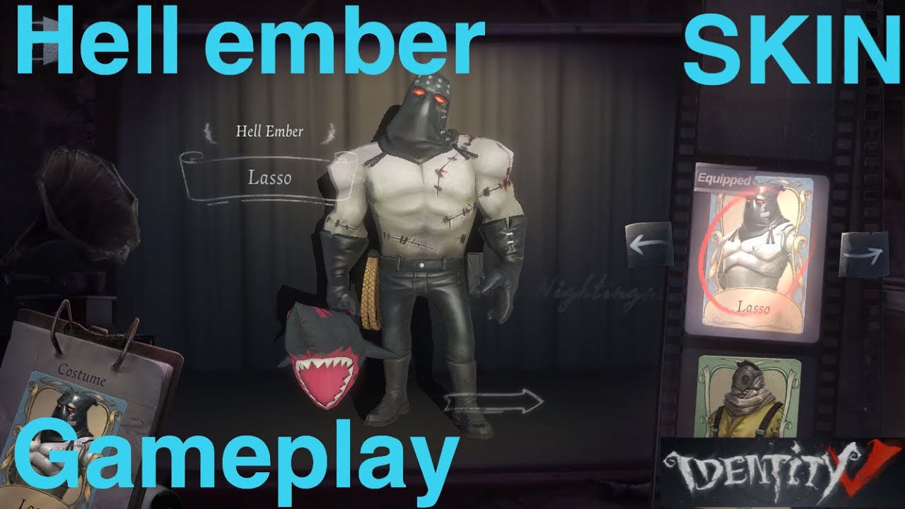 Hell Ember Lasso Skin|identity V - YouTube