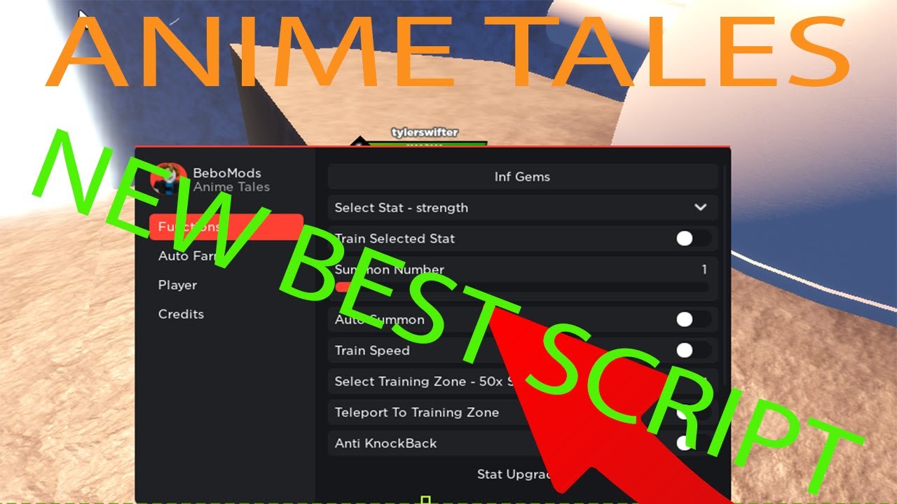 "BEST"ANIME TALES SCIPT HACK GUI🔥BEST AUTO FARM,BTOOLS & MORE🔥Anime ...