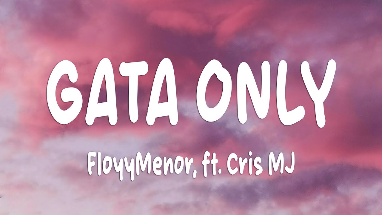 FloyyMenor - GATA ONLY ft. Cris MJ (Letra/Lyrics) - YouTube