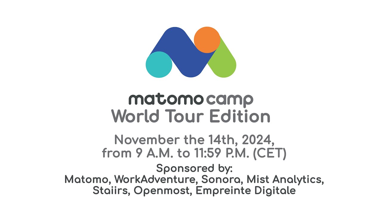 MatomoCamp 2024 World Tour Edition - Room 1 - YouTube