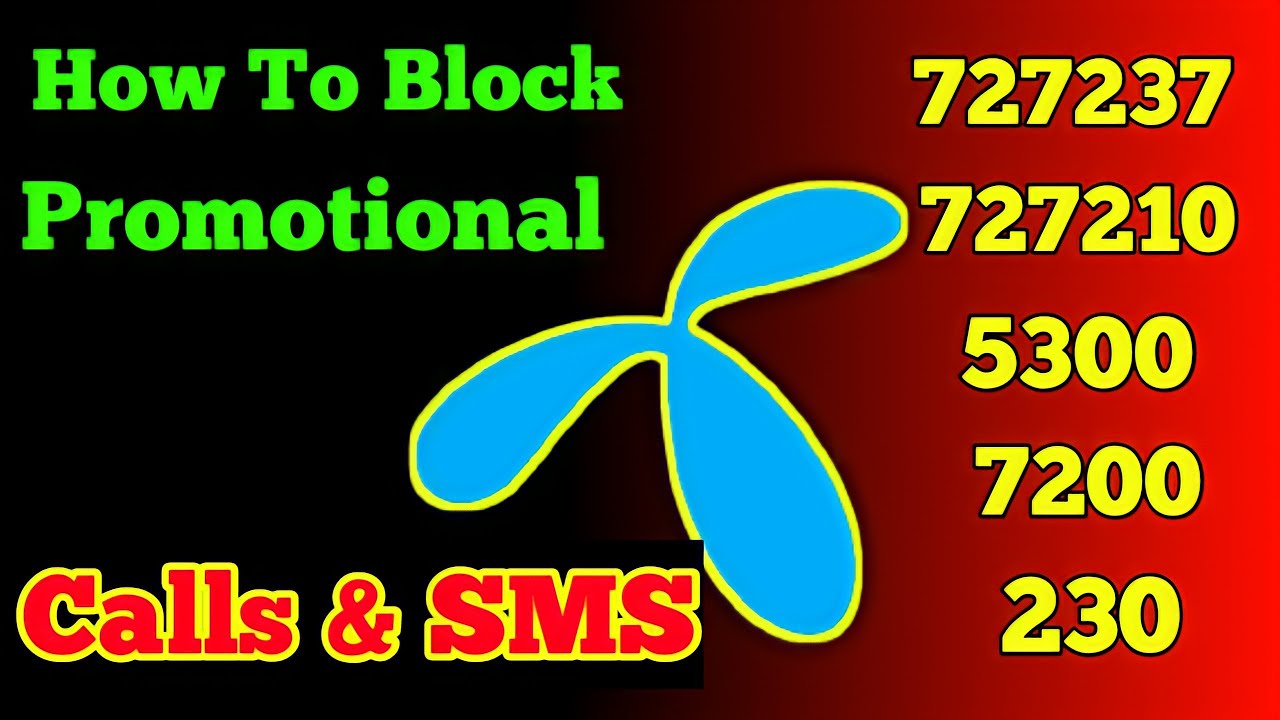 How To Block Promotional Calls & SMS On Telenor SIM | Telenor Sim Par ...