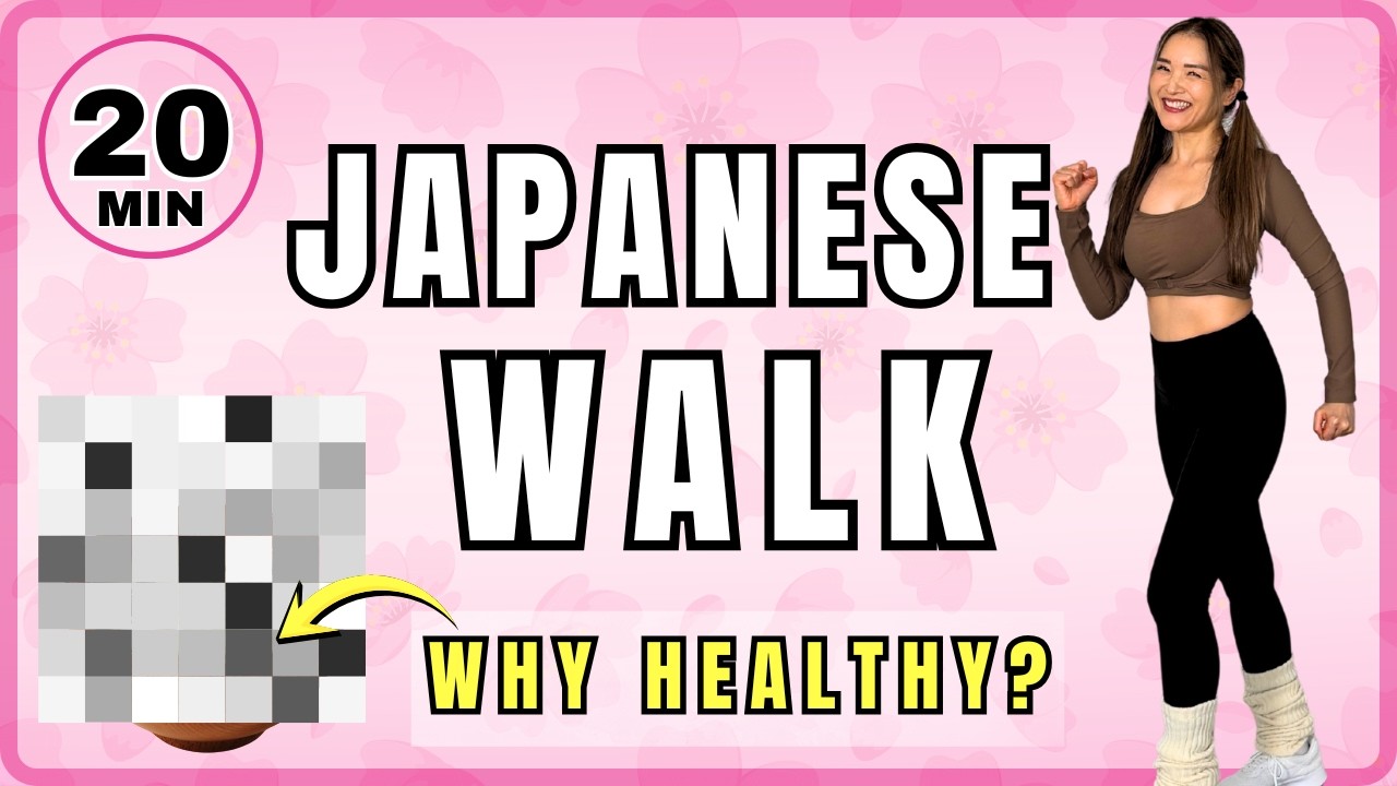 Walk the Japanese Way 🇯🇵 20 Min Low Impact Walking + Muscle Activation ...