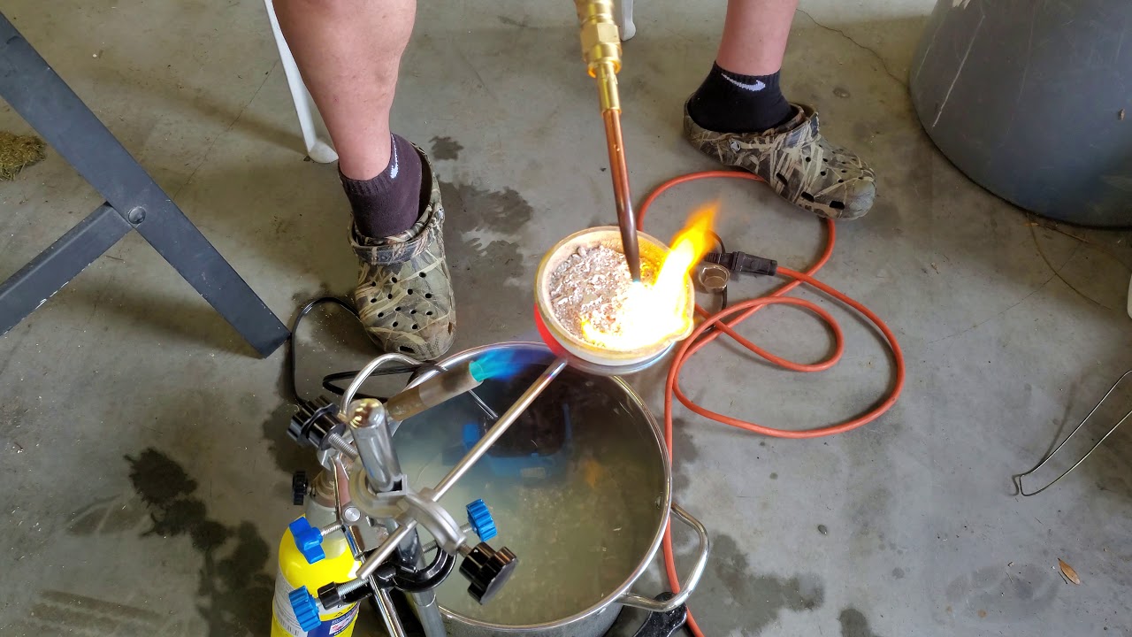Making silver shot / flakes - YouTube