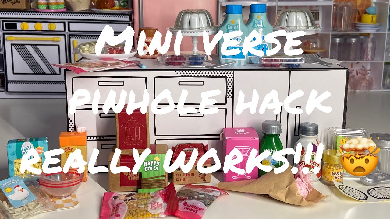 MINI VERSE PINHOLE HACK REALLY WORKS! MY mind is blown! 🤯🥰 - YouTube