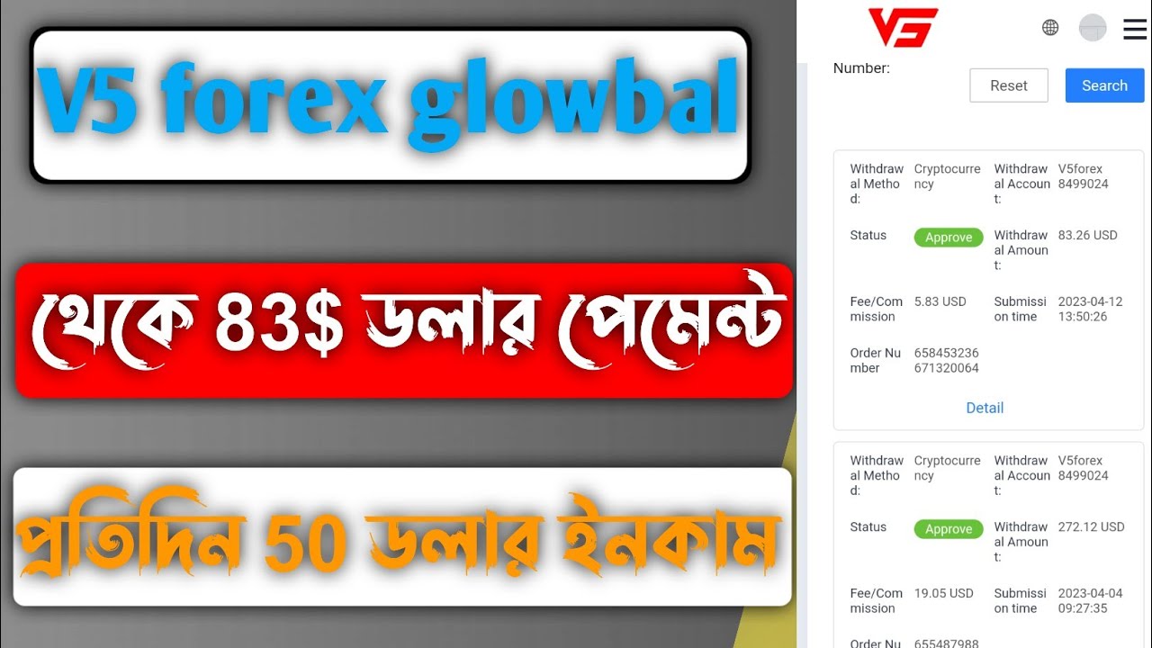 V5 forex Glowbal 83 dollar live payment proof received | V5 forex live ...
